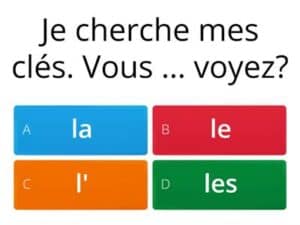 Le, la, lui, leur,.. : how to choose the correct pronoun